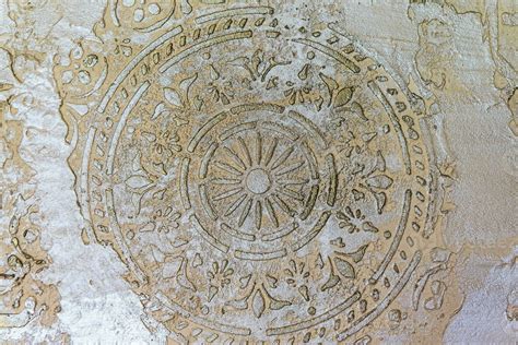 Oriental Ornament With Arabic And Islamic Style In Design Wall Stucco