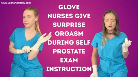 Glove Nurses Give Surprise Orgasm During Self Prostate Exam Instruction