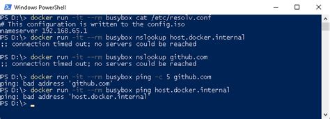 Cannot Resolve Host Name In Docker Desktop Windows · Issue 3810