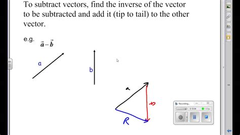 Subtracting Vectors YouTube
