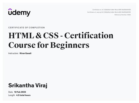 viraj samarasekara on linkedin html css udemycourse