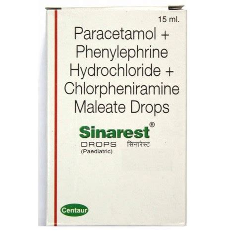 Sinarest Paediatric Drops 15ml