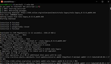 Nala A Better Interface For The Apt Package Manager Linuxfordevices