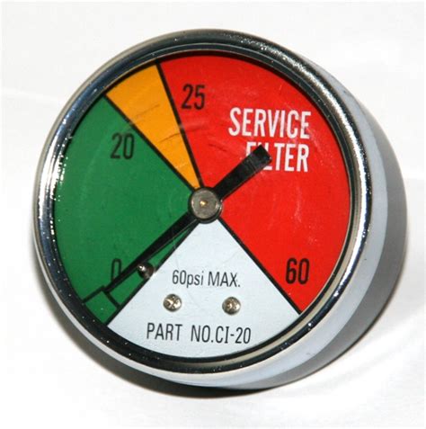 Cfs Pressure Indicator Replacement Part Compressor Filter Supply Llc