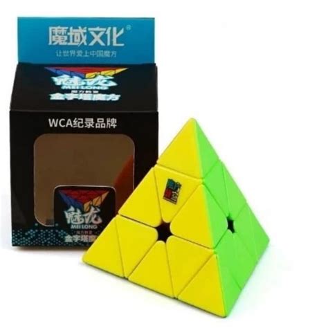 Jual Rubik Pyramix Pyramid Rubik Segitiga Stikerless Tanpa Stiker