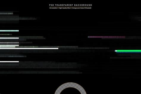 Premium Psd Glitch Texture Digital Artifacts Screen Distortion Blue Red Orange Color Wave