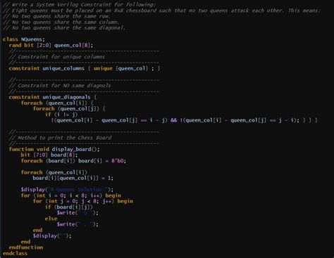 Pankaj Loungani On Linkedin Problemsolving 8queens Systemverilog