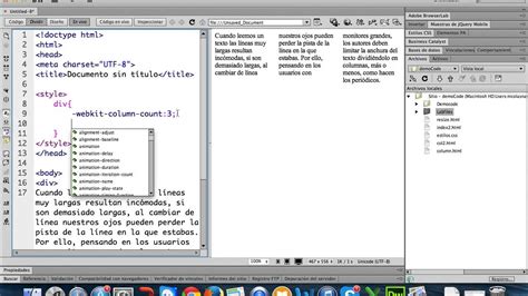 Columns CSS YouTube