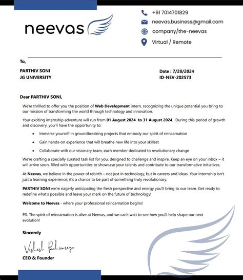 Parthiv Soni On Linkedin 🌟 Excited To Announce That Ive Started My Remote Internship Journey As A