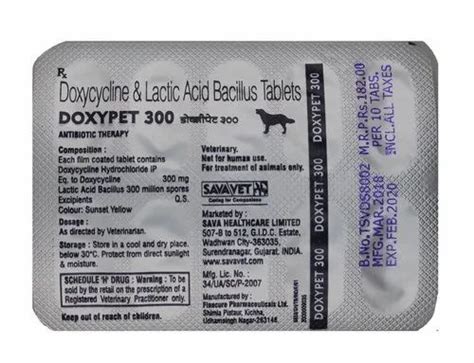 Doxypet Mg Tablet For Clinical Packaging Size Tab At Stripe In Mumbai