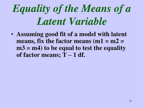 Ppt Confirmatory Factor Analysis Of Longitudinal Data Powerpoint Presentation Id 6023069