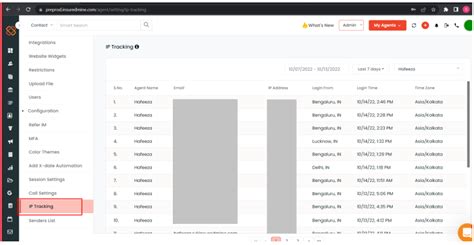 Ip Tracking To Trace Agent Login Details Insuredmine Crm Optimize