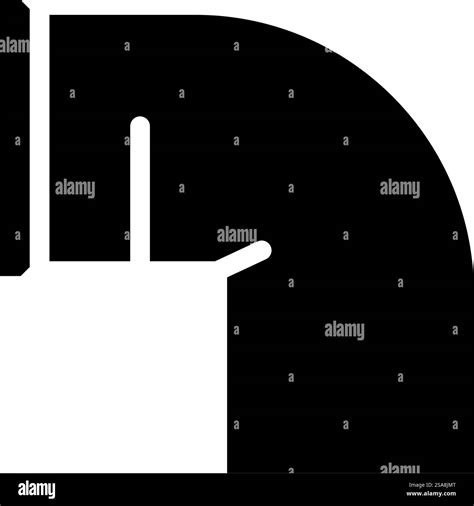 Gasoline Pipeline Glyph Icon Vector Gasoline Pipeline Sign Isolated