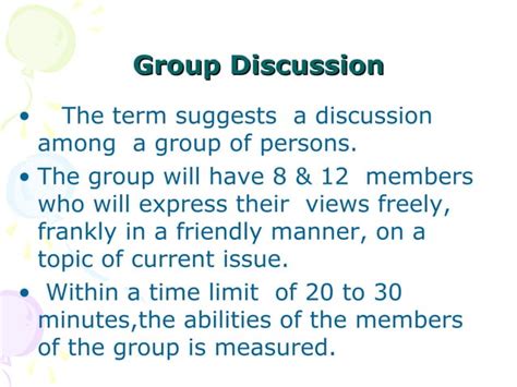 Group Discussion Ppt Ppt