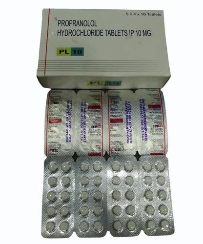 Propranolol Hydrochloride Tablet At ₹ 11 34 Stripe प्रोप्रानोलोल हाइड्रोक्लोराइड टैबलेट In