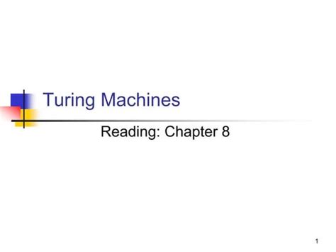 Turing Machine And Multiple Turing Machine Ppt