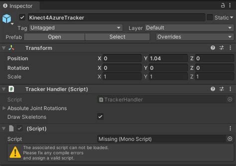 Sample Unity Body Tracking App Missing Meta Files · Issue 1461