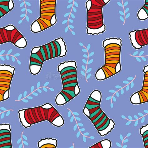 Christmas Shock Vector Pattern Illustration Stock Vector Illustration