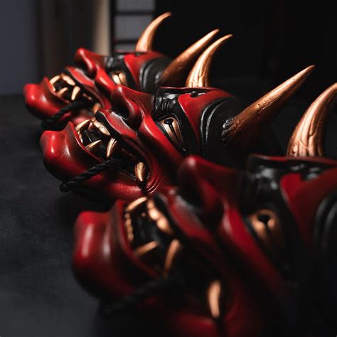 Handcrafted Hannya Mask Kurofade