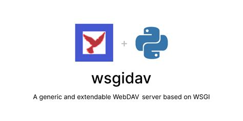 Github Mar10wsgidav A Generic And Extendable Webdav Server Based On