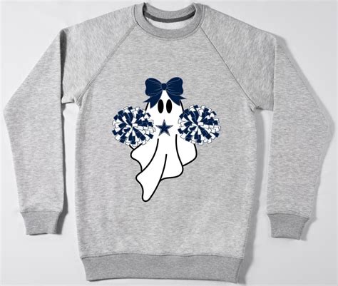 Cheer Ghost Halloween Pngs Spooky Football Spirit Etsy