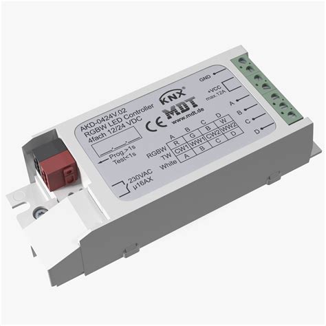 Knx Led Controller Akd 0424v 02 3d Model 34 3ds Blend C4d Fbx