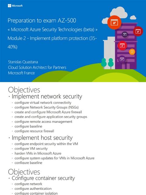 Azure Security Module 2 Implement Platform Protection Pdf