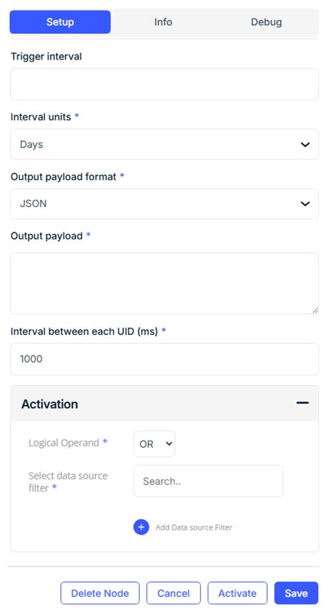 Trigger Node Configuration Guide