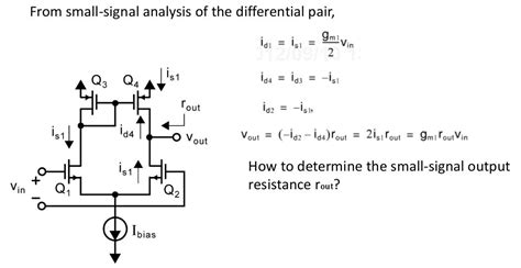 Cmos Differential Amplifier With Current Mirror Circuit