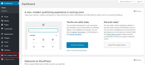How To Create Easiest Contact Form In Your WordPress Site Using AP Contact Form DegreeThemes