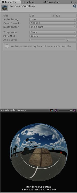 Render Texture As Cubemap Unity Engine Unity Discussions