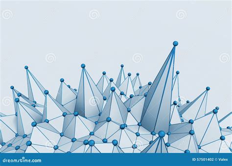 Abstract 3d Rendering Of Structure With Spheres Stock Illustration Illustration Of Modern