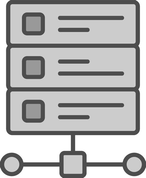 Database Line Filled Greyscale Icon Design 43724165 Vector Art At Vecteezy
