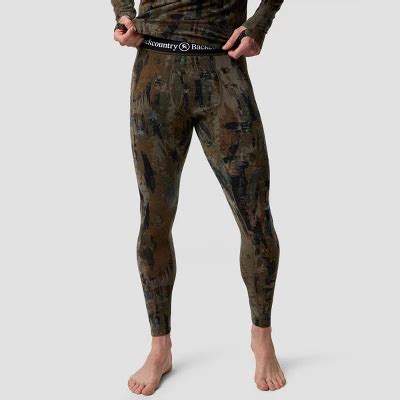 Backcountry Cedars Rws Merino Lt Wt Baselayer Bottom Mens Camo