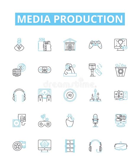 Animation Production Icons Stock Illustrations – 325 Animation Production Icons Stock ...