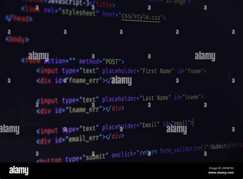 Programming Code Abstract Screen Of Software Developer Computer Script