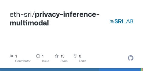 Github Eth Sriprivacy Inference Multimodal