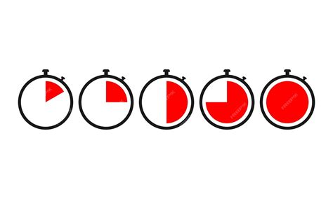 Premium Vector Stopwatch Vector Set Timers Vector Illustration