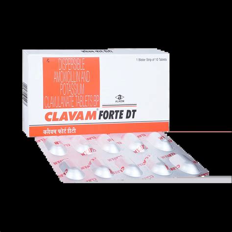 Clavam Forte Dt Tablet View Usage Side Effects Price And Subtitute Egmedi