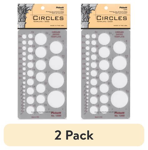 2 Pack Pickett Template Circles