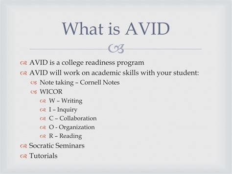 Ppt Class Of 2017 Avid Orientation Powerpoint Presentation Free