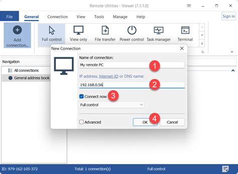 Connect Over LAN Remote Utilities