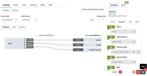 Change Assigned ASN Datacenter Apstra Juniper Networks