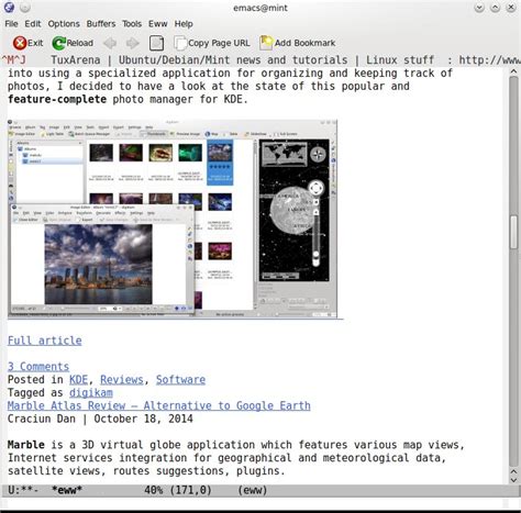 Emacs Ships With Integrated Web Browser Ubuntu Installation TuxArena