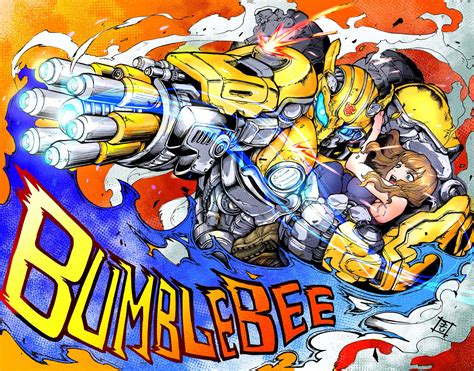 Bumblebee And Charlie Watson Transformers And 2 More Drawn By
