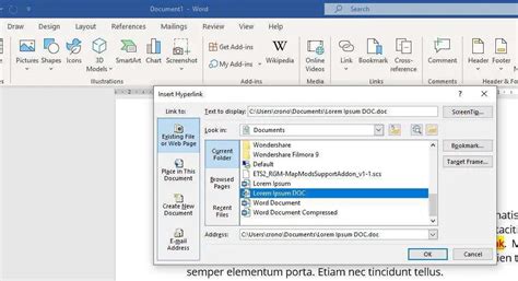 How Do I Create A Hyperlink In Word Document Polreback