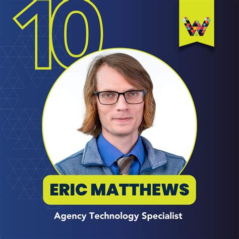 Today We Recognize Eric Matthews For 10 Years Of Excellence Erics