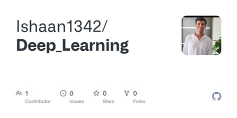 GitHub Ishaan Deep Learning