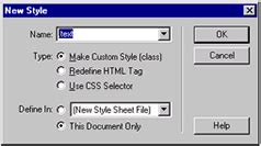 Dreamweaver CSS Styles Tutorial EntheosWeb