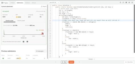 vishwas kumar on linkedin algorithmchallenge rotatedsortedarray binarysearch codingresilience